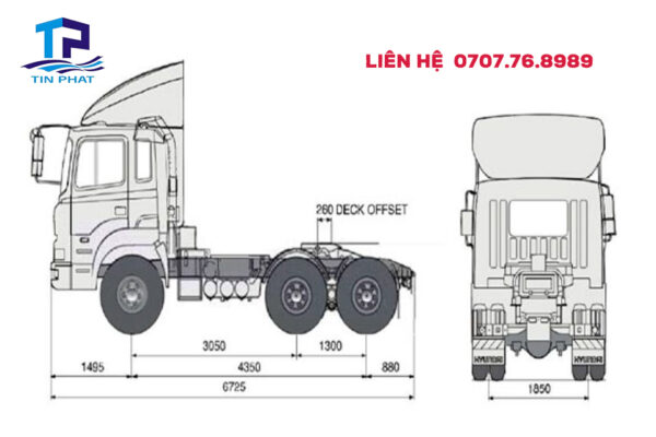 Các kích thước xe container tiêu chuẩn cho vận chuyển hàng hóa